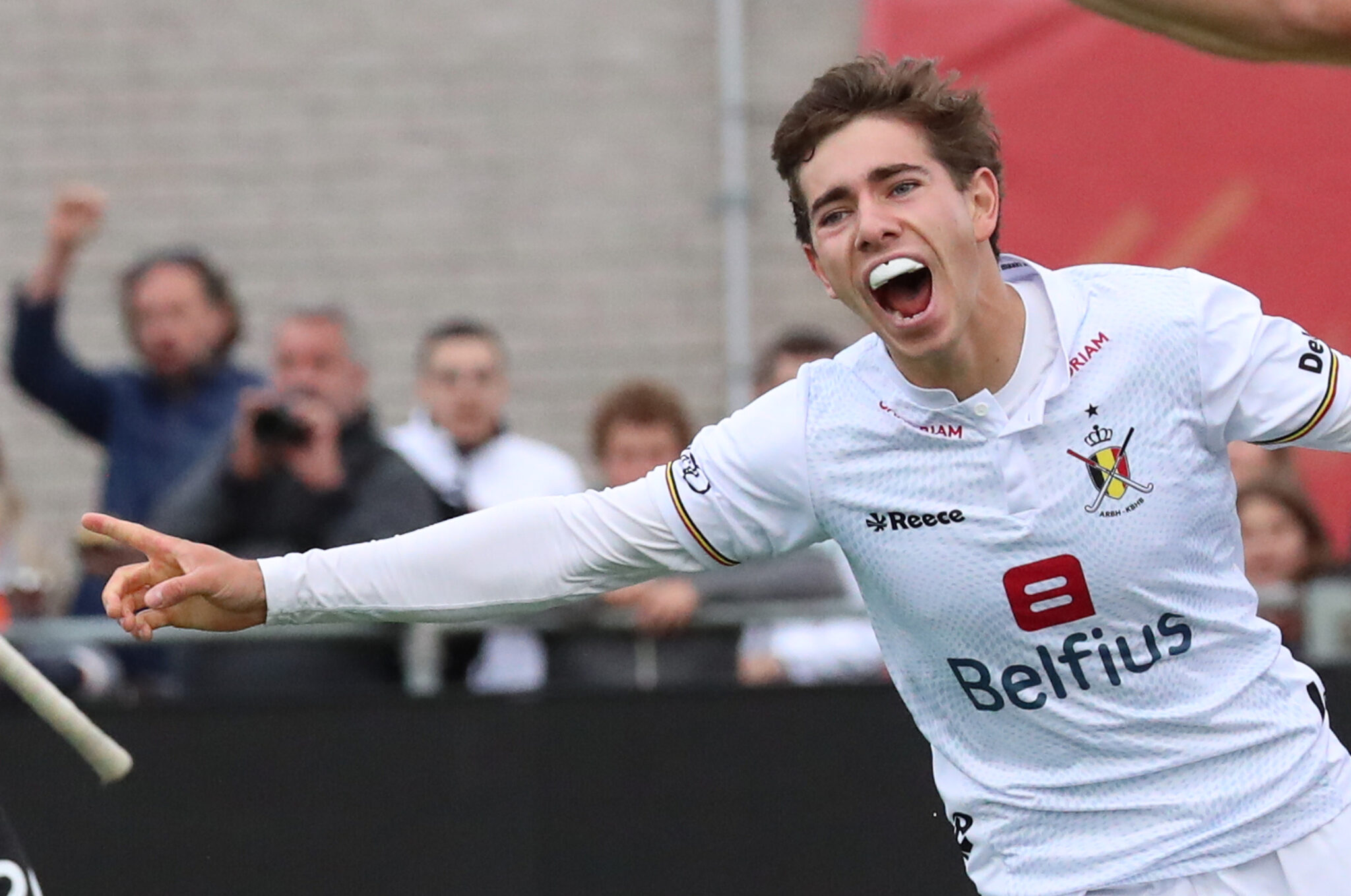 Thibeau Stockbroekx buteur avec Oranje-Rood — Hockeybelgium